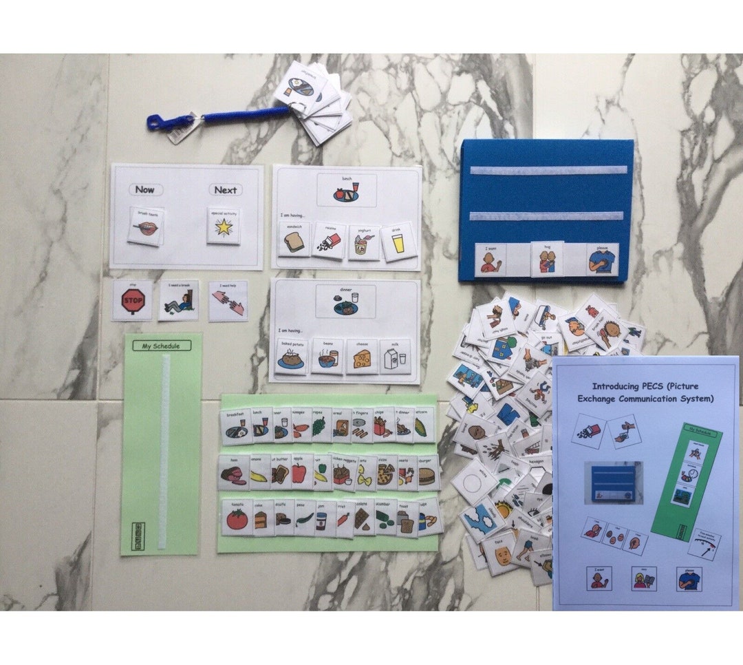 Cómo usar las tarjetas PECS Boardmaker para estudiantes con - Etsy México