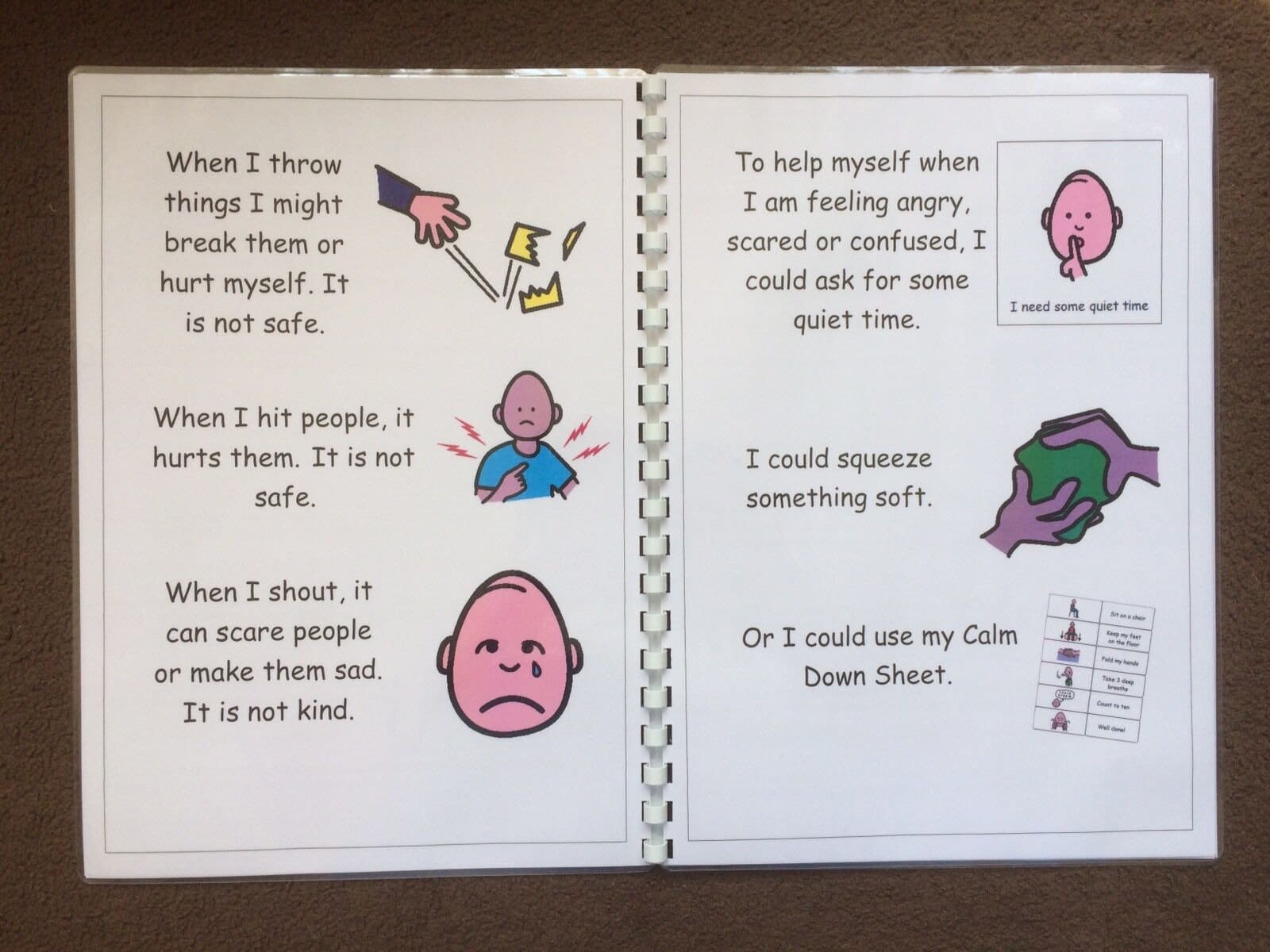 Anger Management Social Story | Etsy