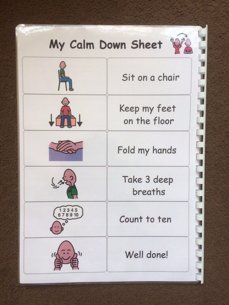 Anger Management Social Story With Calm Down Value Pack for PCS ...