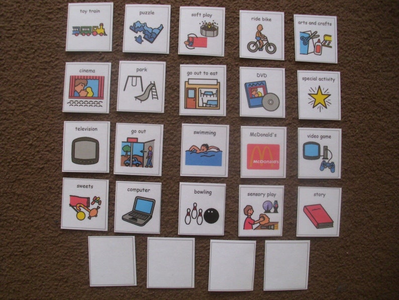 PECS Boardmaker Reward Chart for Autism SEN Visual Learning - Etsy ...