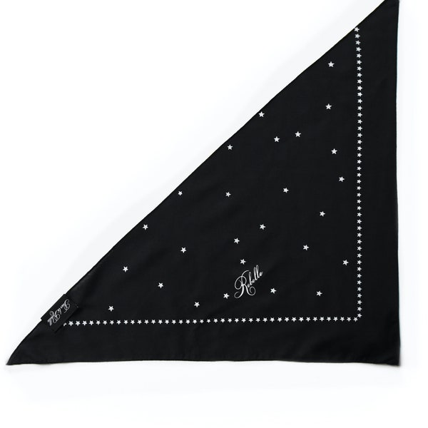Black Bandana - Etsy