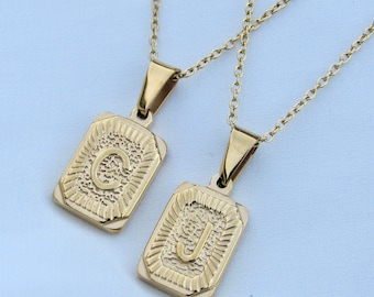 Gold Embossed Letter - Etsy