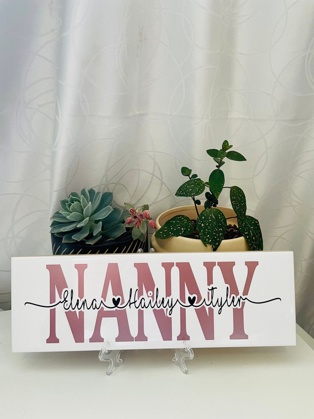 Personalised Decorative Name Tiles With a Stand is the Perfect Gift for ...
