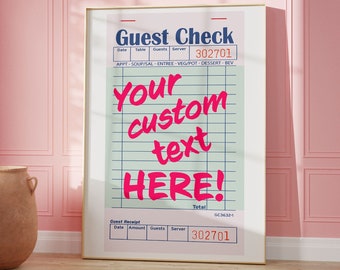 Guest Check Quote - Etsy