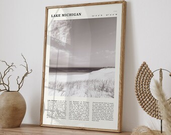 Digital Print the Great Lakes Great Lakes Poster Canvas - Etsy