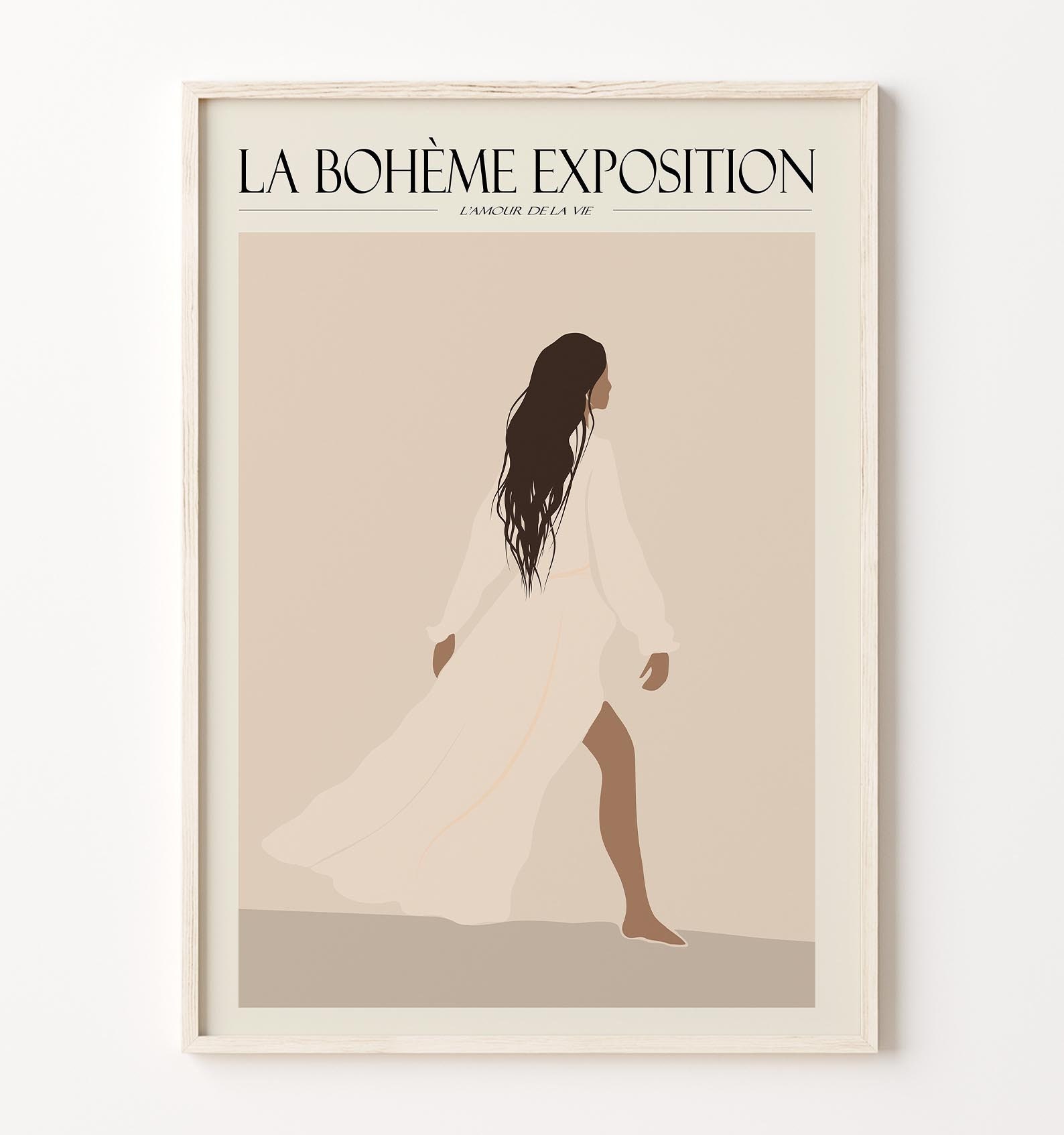 Set of 3 Boho Woman in the Desert High Quality Prints - Etsy