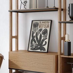 Iconic El Maestro Mexico Print Mexican Exhibition Printable - Etsy