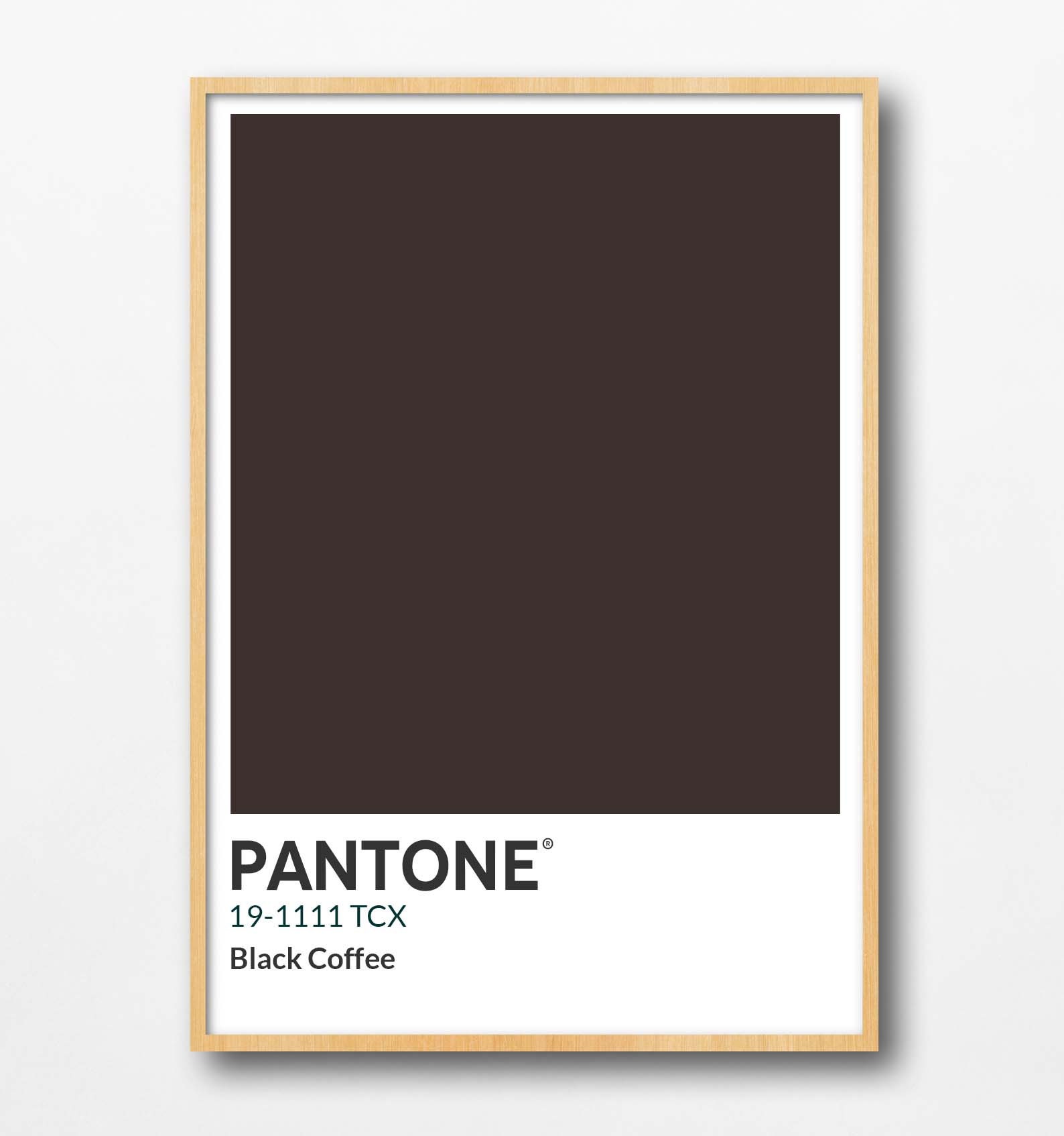 Set of 6 Prints Pantone Coffee Colors Guide Iced Coffee | Etsy