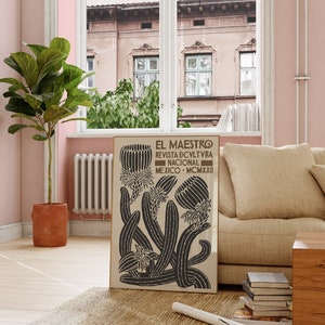 Iconic El Maestro Mexico Print Mexican Exhibition Printable - Etsy