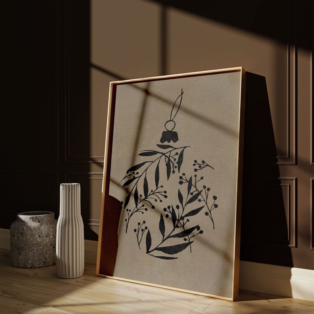 Christmas Ball Cozy Print Xmas Printable Home Decor Christmas ...