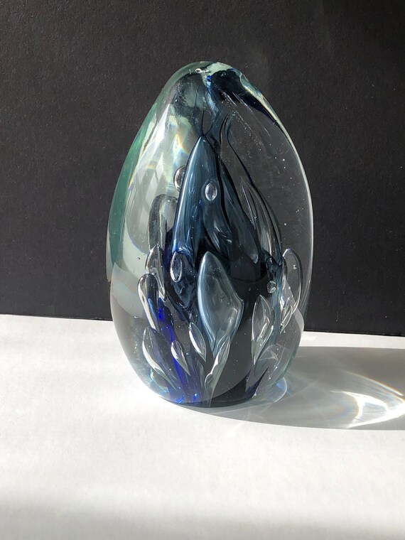 Paperweights Home & Living Vintage Teardrop Murano Hand Blown ...