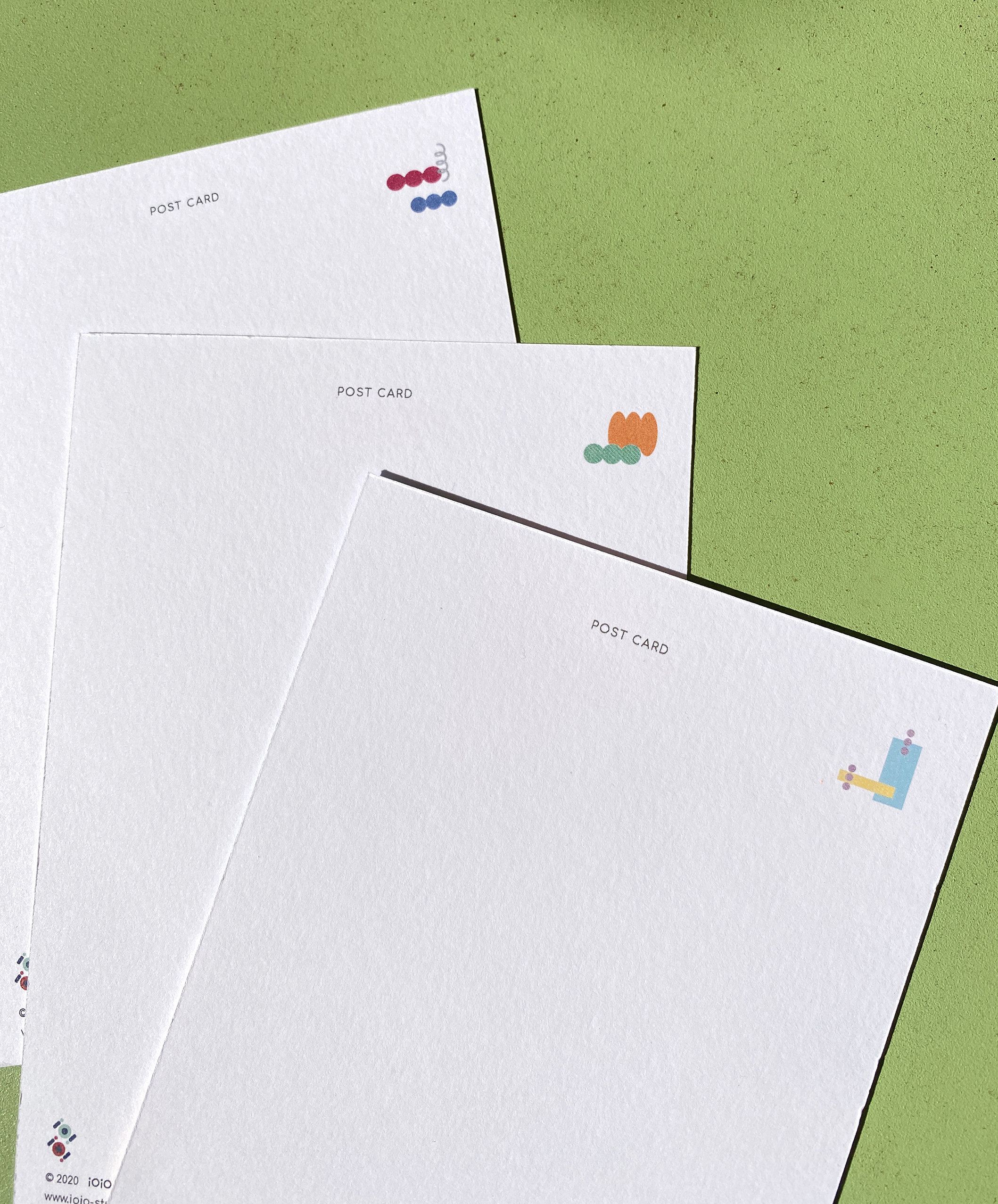 Lot of 3 Original Postcards Abstract and Geometric Shapes - Etsy