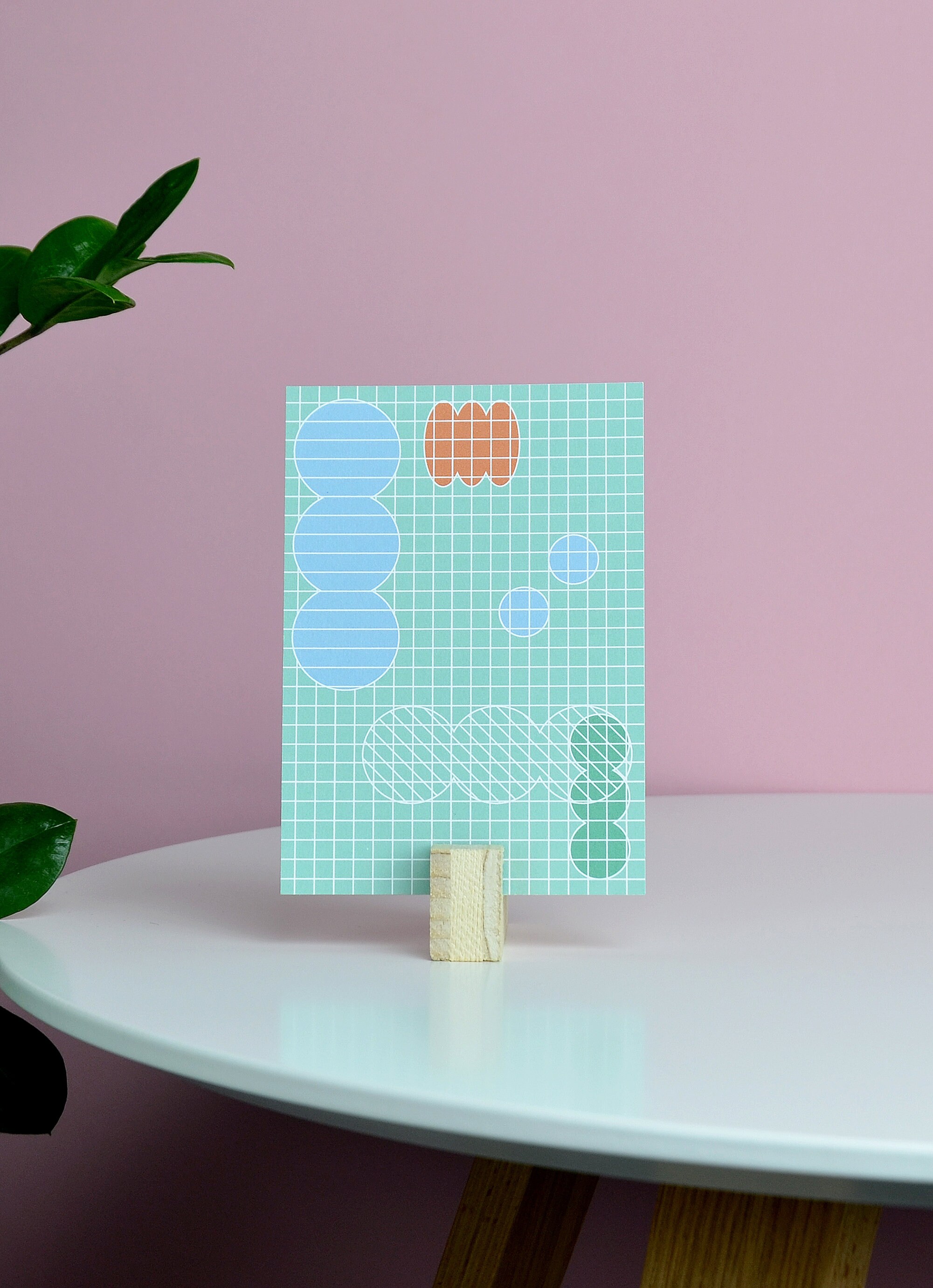 Lot of 3 Original Postcards Abstract and Geometric Shapes - Etsy