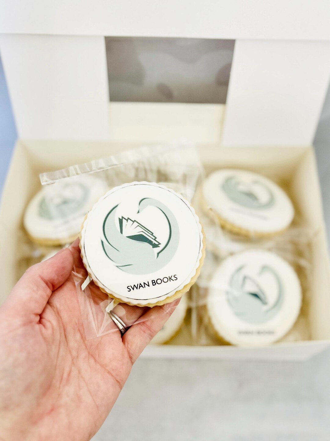 Custom Logo Iced Biscuits - Branded Corporate Cookies, Personalized ...