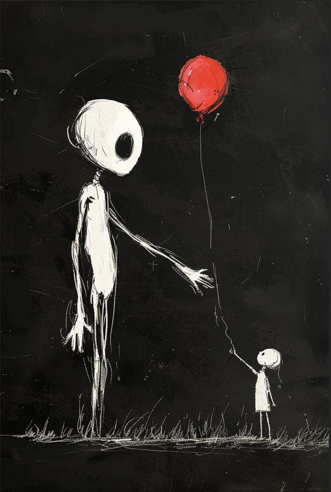 First Contact - Digital Alien Art Download 16" X 24" - Etsy