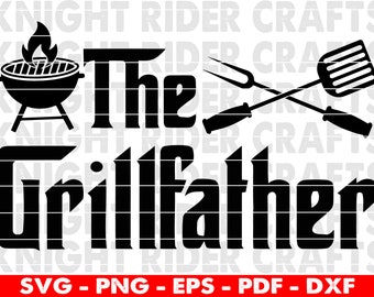 The Grill Father Svg | Etsy
