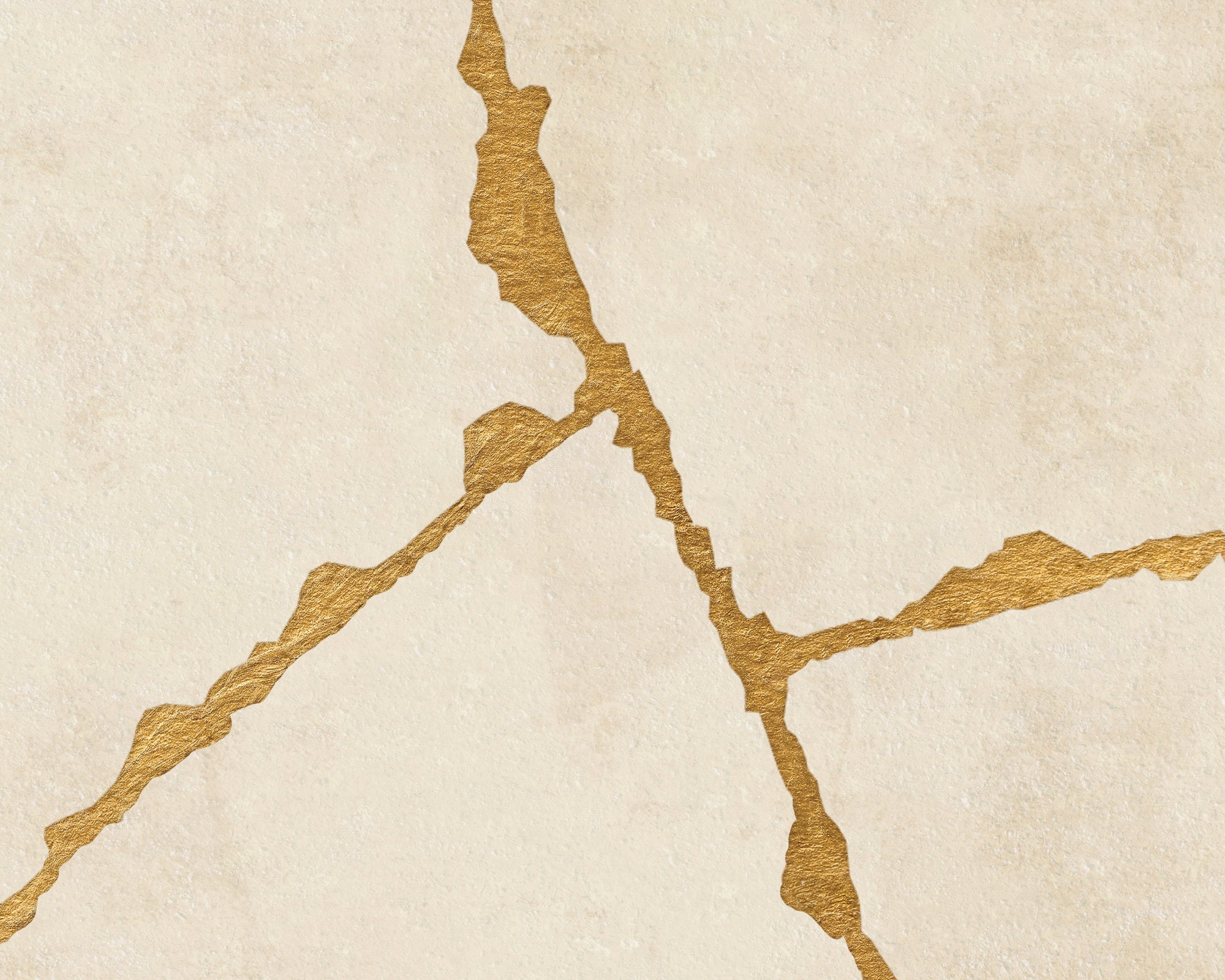 Kintsugi Japanese Minimalist Art Print No.2 Japandi Abstract | Etsy