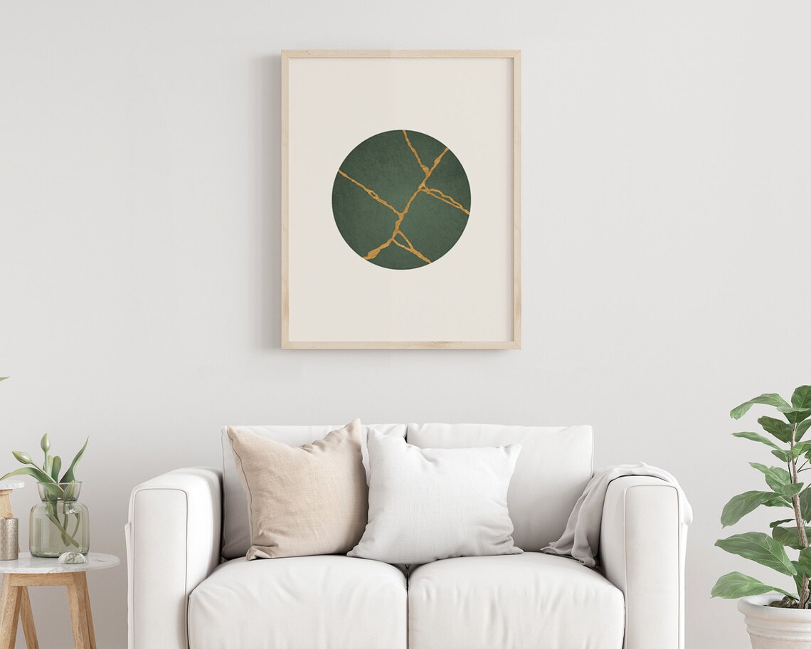 Kintsugi Printable Wall Art Minimalist Abstract Art Prints - Etsy