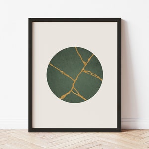 Kintsugi, Printable Wall Art, Minimalist, Abstract Art Prints, Zen ...