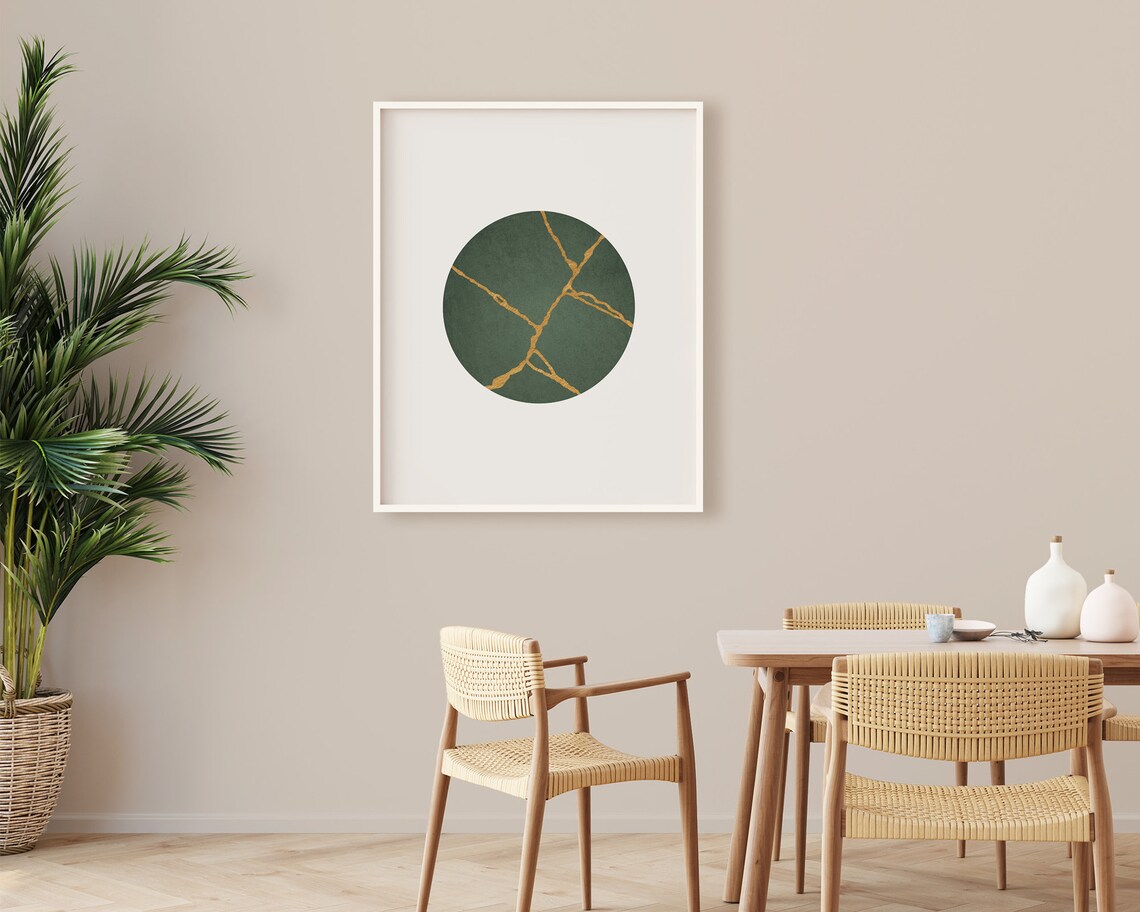 Kintsugi Printable Wall Art Minimalist Abstract Art Prints - Etsy