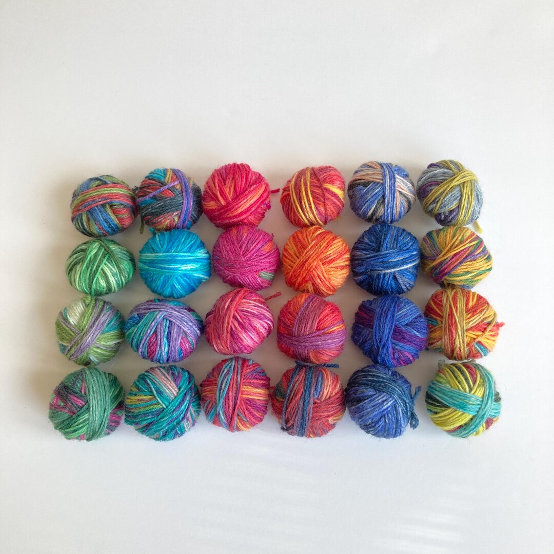 Opal Sock Yarn Mini Balls 24 X 5g 120g Scrappy Yarn Set Knitting ...