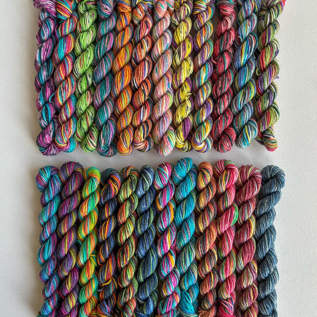 Opal Sock Yarn Set - 24 X 10g = 240g - Mini Skein Set (advent 24 ...