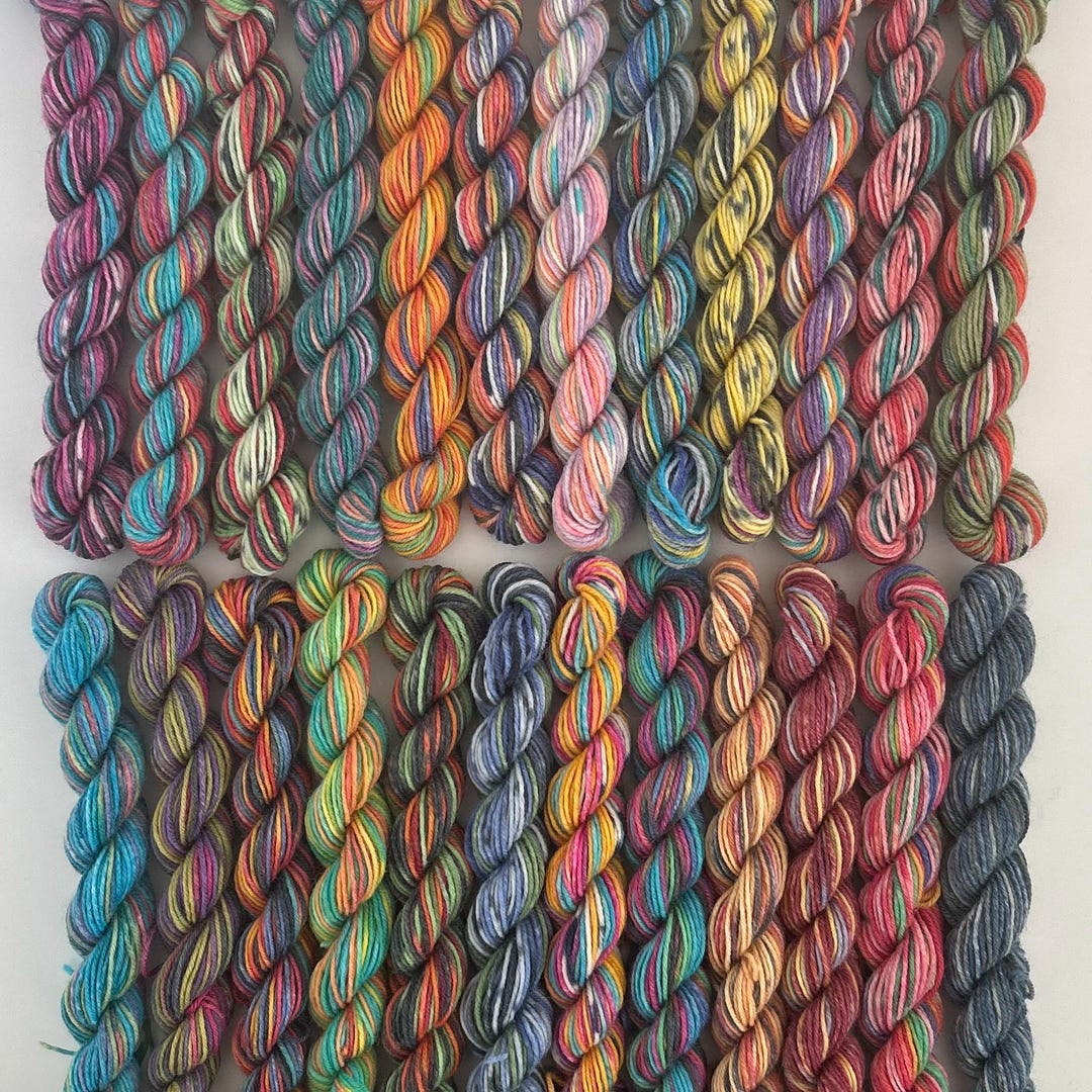 Opal Sock Yarn Set - 24 X 10g = 240g - Mini Skein Set (advent 24 ...