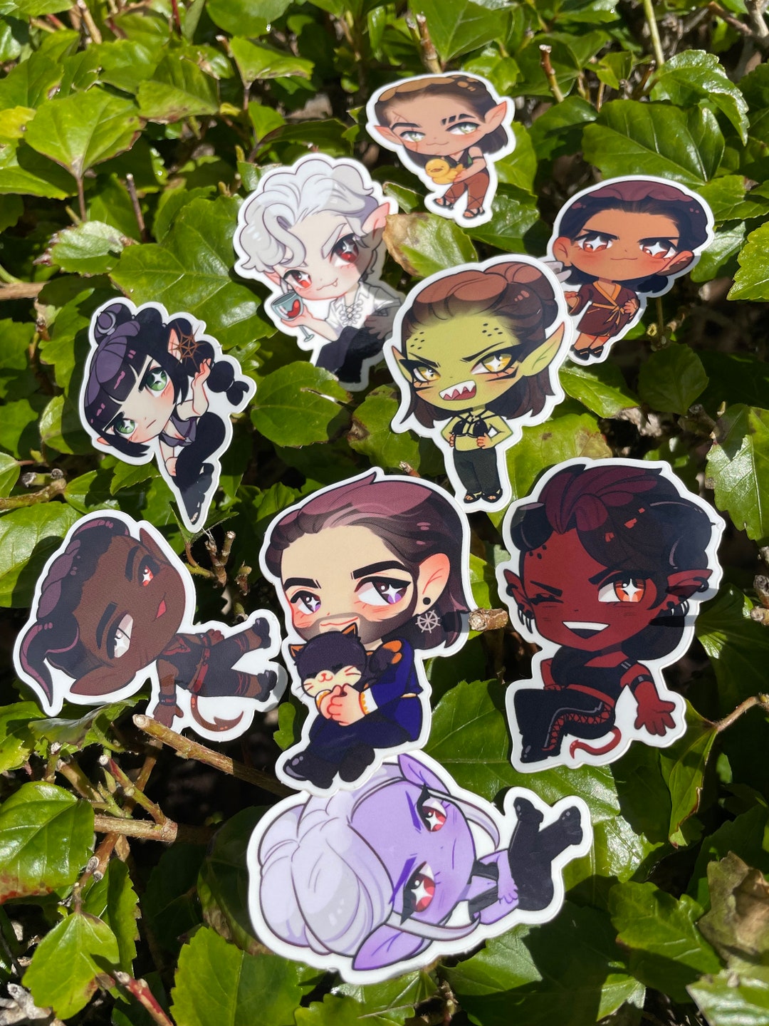 BG3 Companion Stickers - Etsy