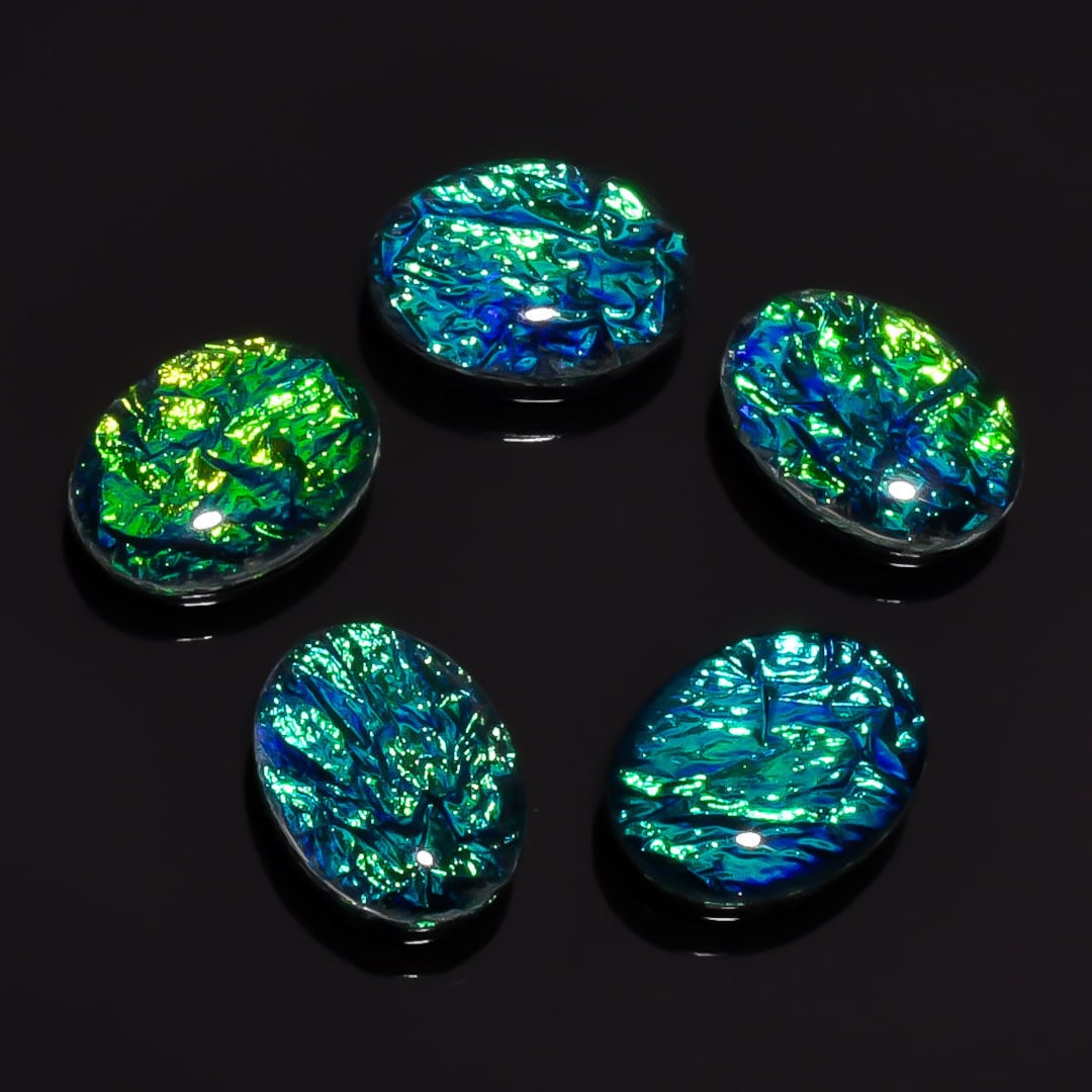 Set of 5 Pcs. Beautiful Australian Triplet Opal Gemstone - Etsy