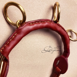 Noseband With Chain Lazypony, Handcrafted Cavesson With Chain, Metal ...