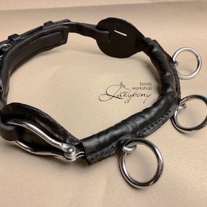 Noseband With Chain Lazypony, Handcrafted Cavesson With Chain, Metal ...