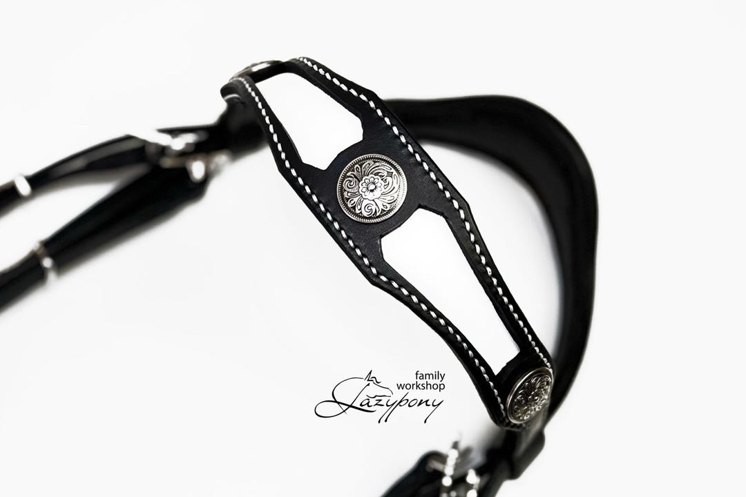 Medieval Browband Lazypony, Fancy Leather Horse Browband - Etsy