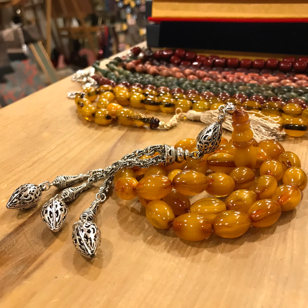 Old German Rod Material Crimping Amber Original Handmade - Etsy