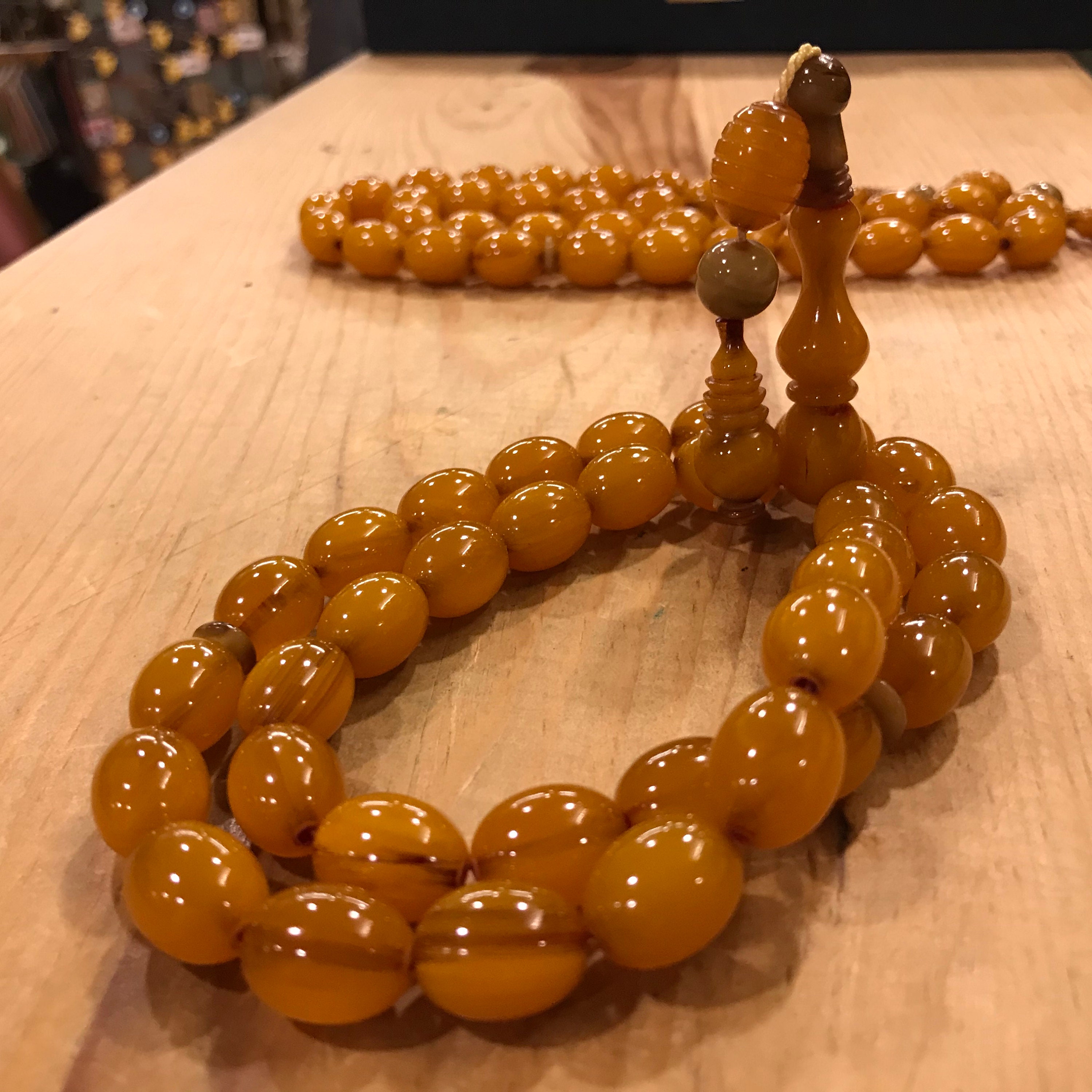 Steep Grained Rod Crimped Amber. Original From Rod Material. - Etsy UK