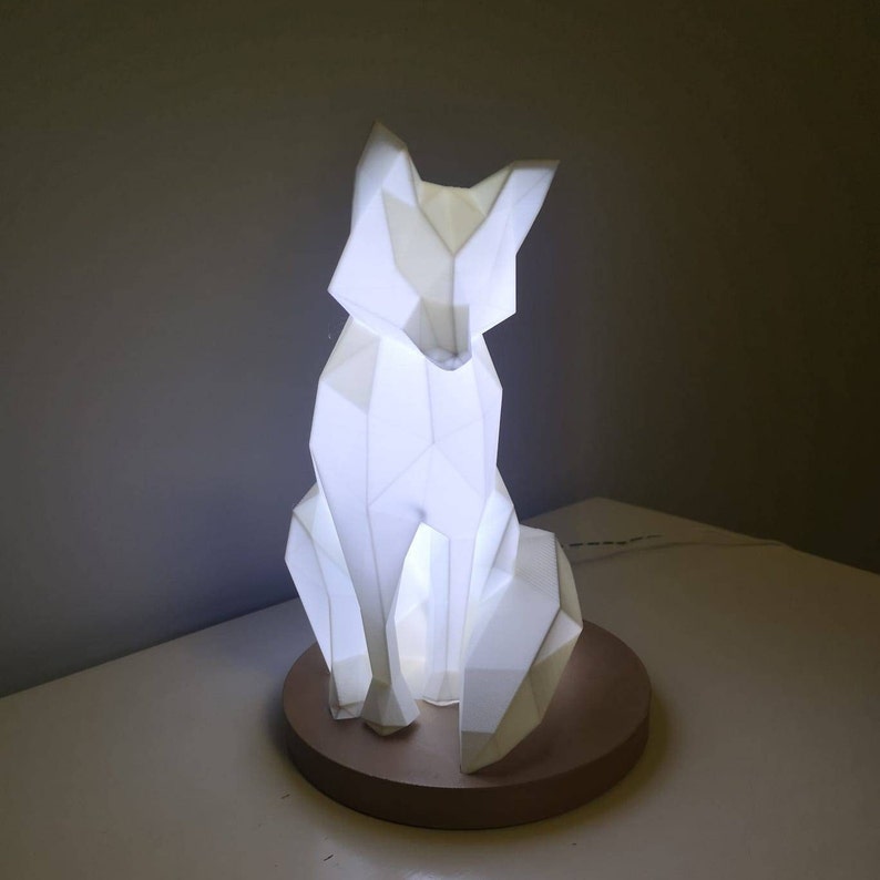 Fox Led Lamp - Etsy