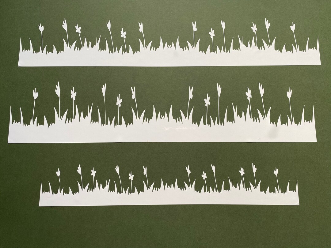 Reusable Spring Grass Window Sticker Easter Decor - Etsy