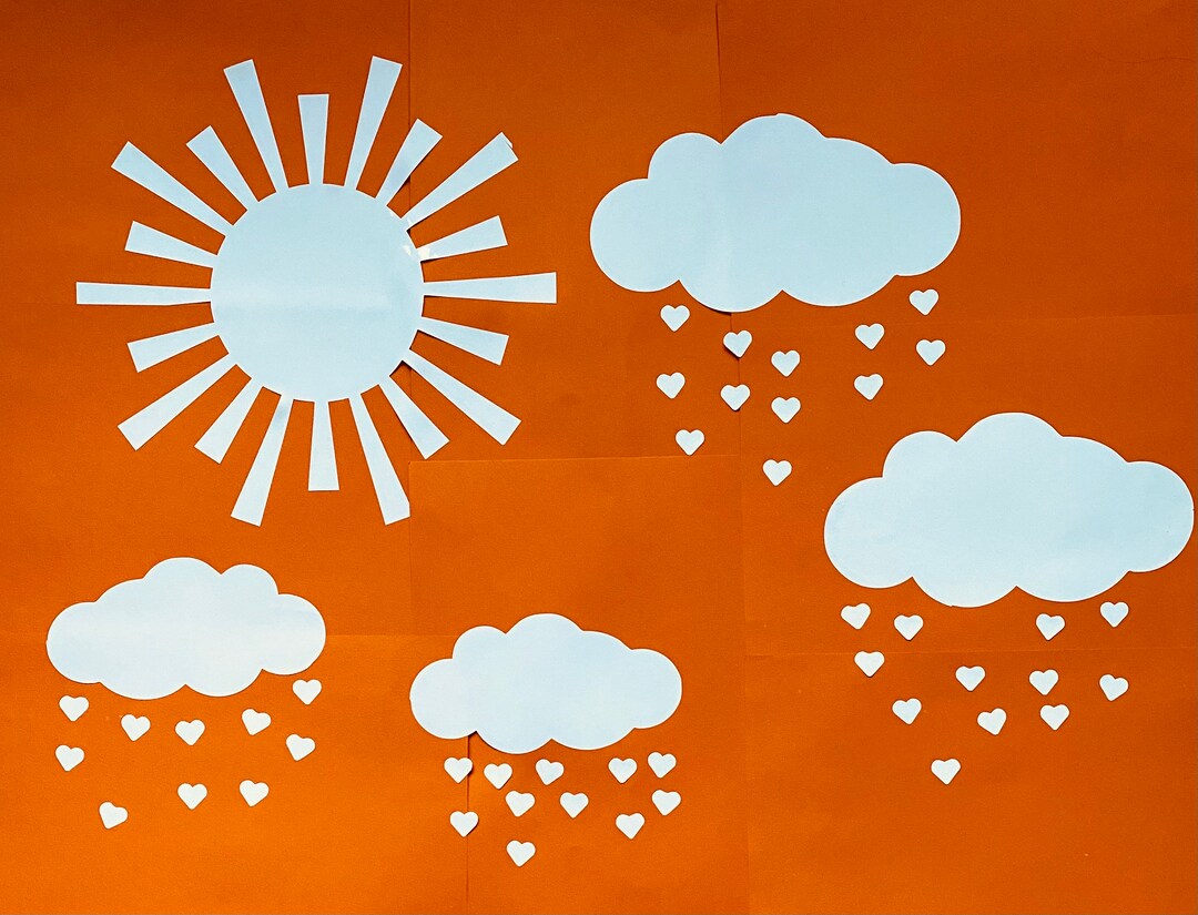 Sun Reusable Window Sticker Set - Etsy