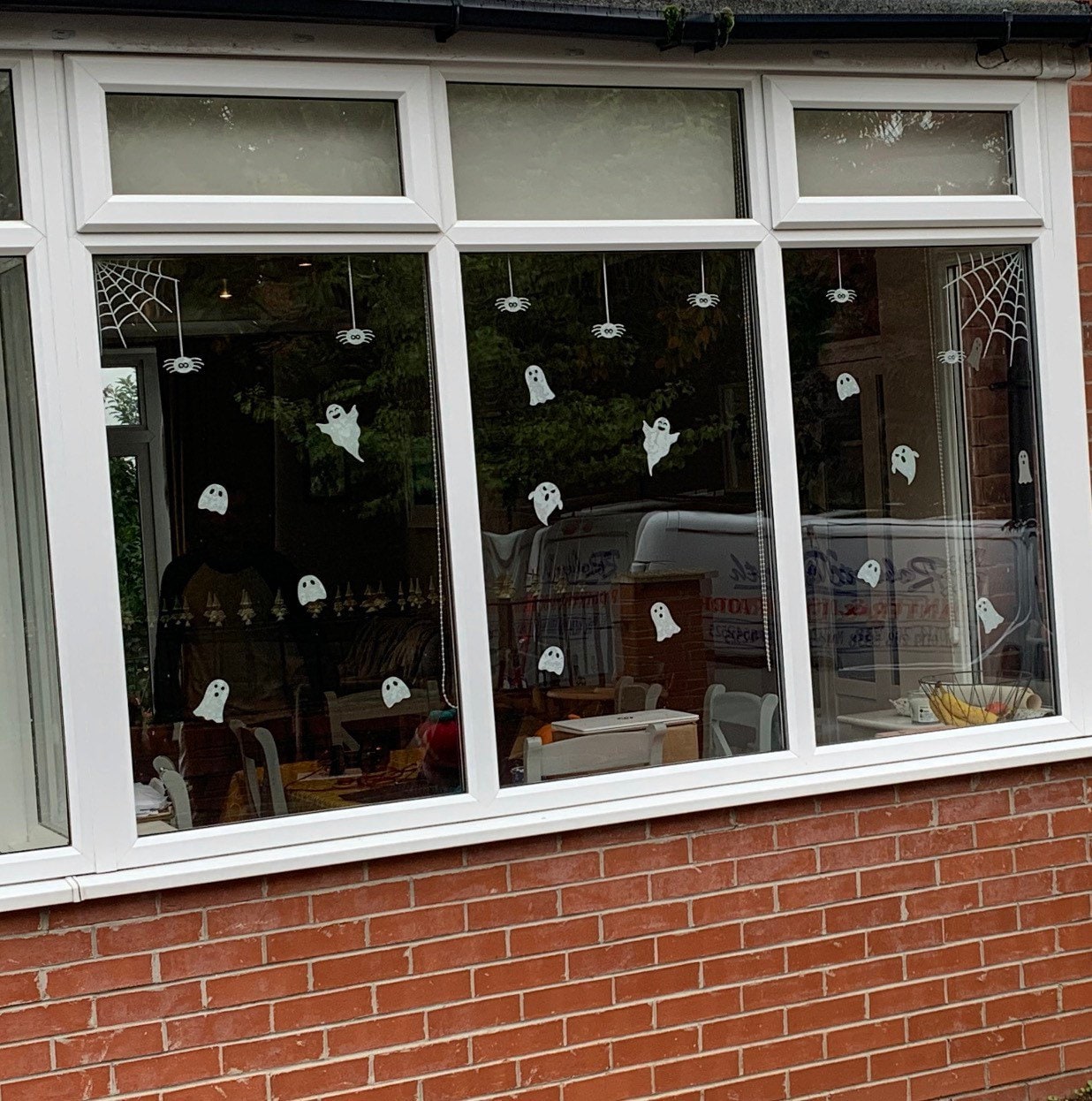 Halloween Ghost Window Decals Halloween Decorations Fall - Etsy
