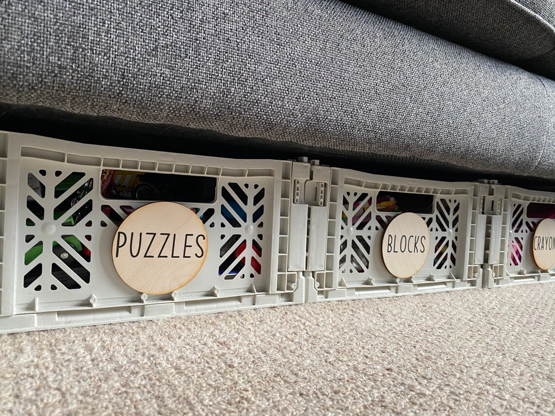 Toy Crate Labels- Aykasa Crates, Storage Crates, Personalised - Etsy UK