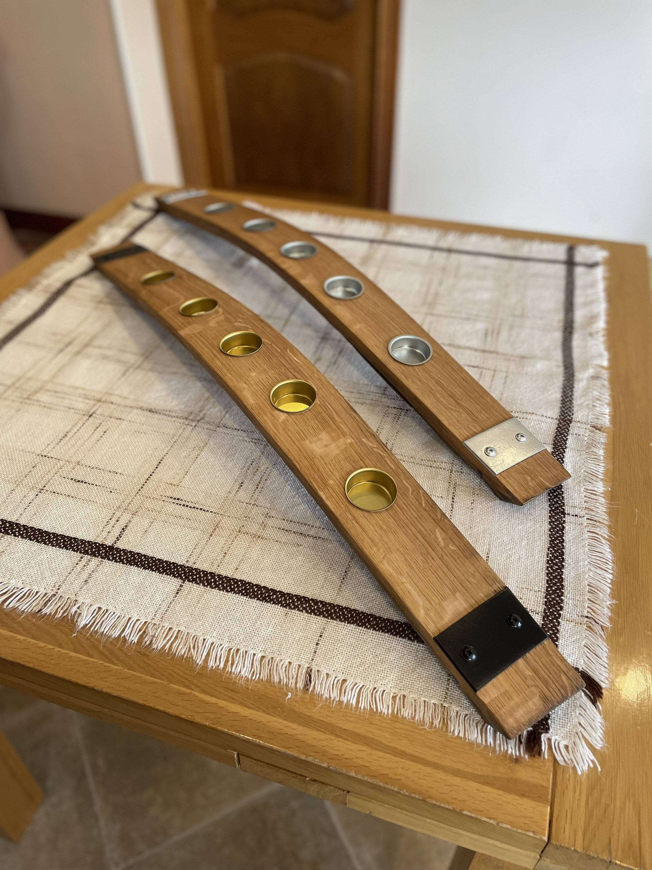 Barrel Stave Candle Holder - Etsy UK