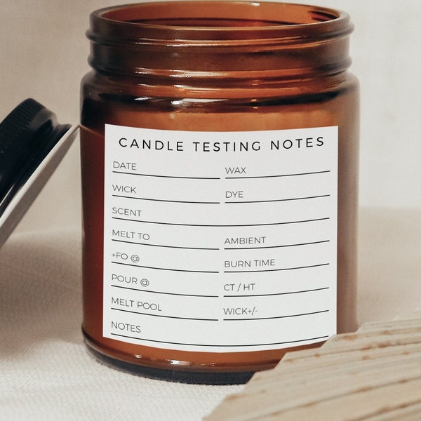 Candle Label Maker - Etsy