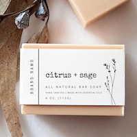 Editable Soap Bar Label Template: Modern Minimalist Canva Design ...