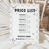 DIY Printable Price List Template, Editable Price Sheet, Pricing List ...