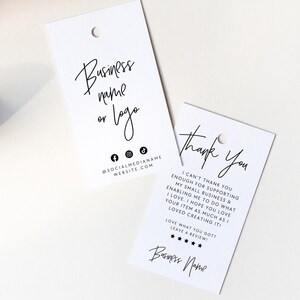 Editable Hang Tag Canva Template, Printable Product Swing Label ...