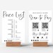 Modern Scan to Pay Sign & Price List Template, QR Code Sign, Printable ...