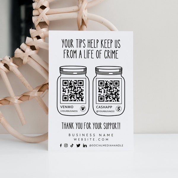 Funny Tip Sign - Etsy