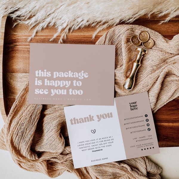 Package Insert - Etsy