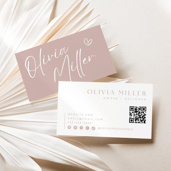 Business Card Template - Etsy