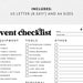 Pop-up Shop Checklist, Vendor Event Planner, Craft Show Checklist ...
