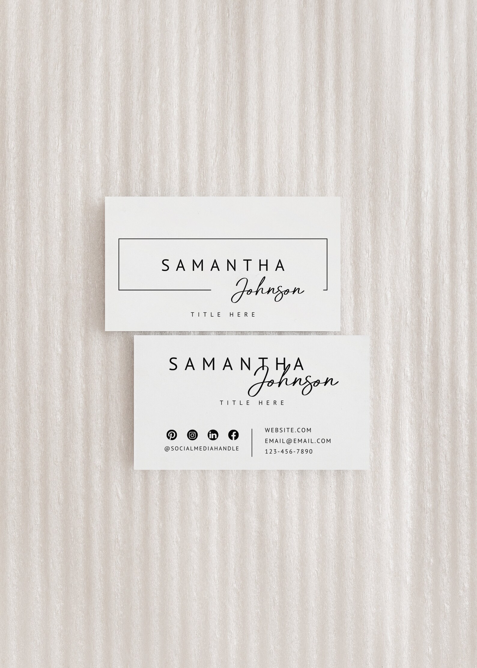 Business Card Template INSTANT DOWNLOAD Printable Business - Etsy